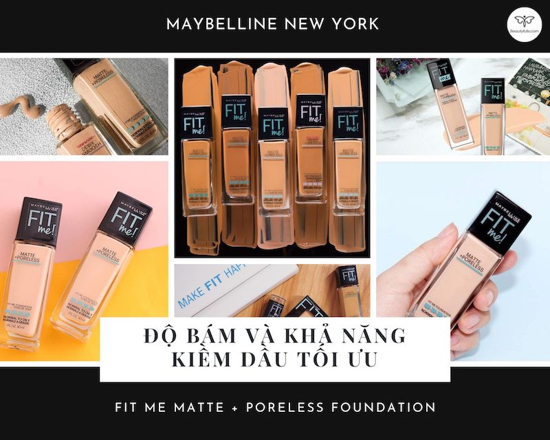Kem Nền Maybelline Fit Me 103 Matte Poreless 103 Fair